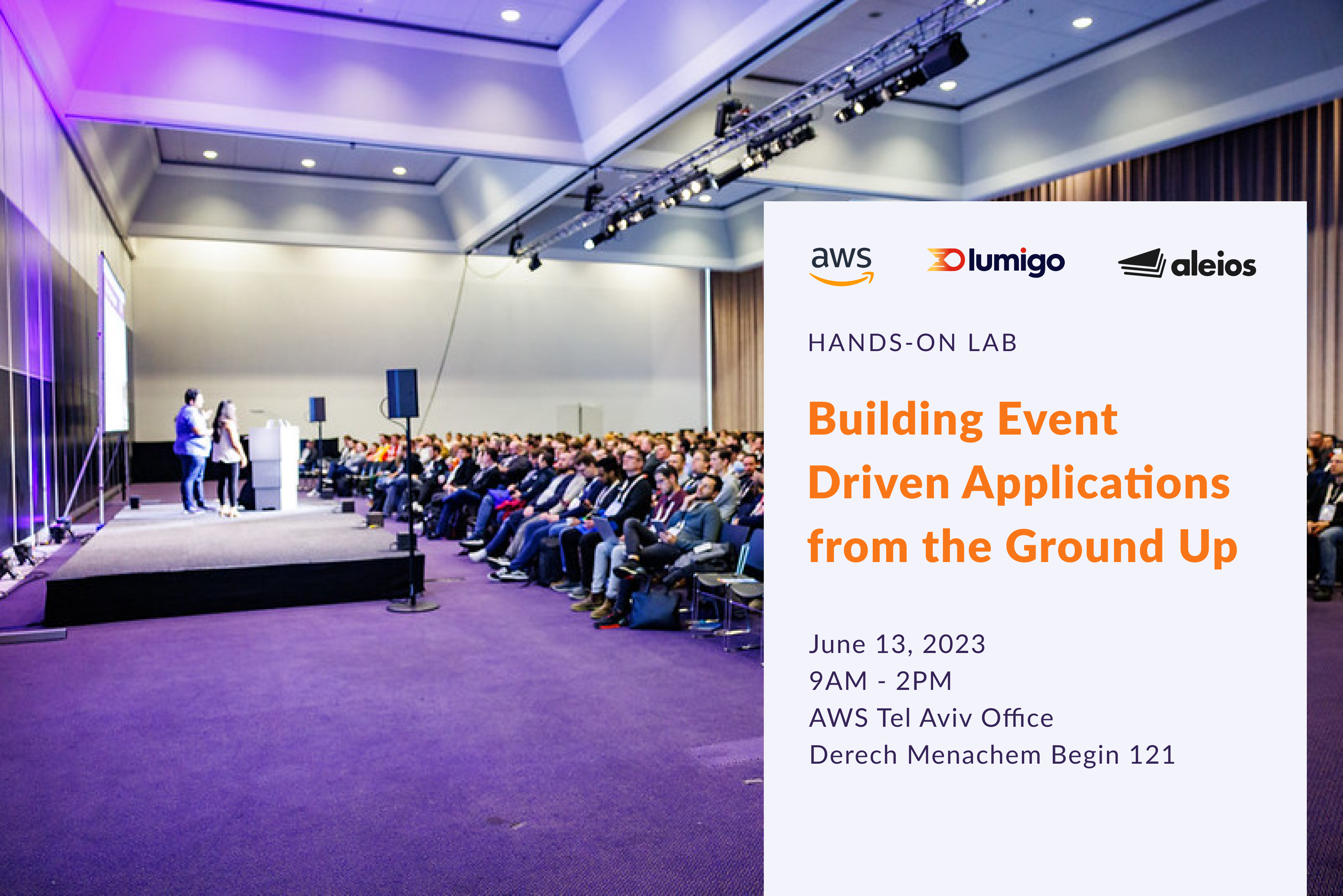 Building Event Driven Apps from the Ground Up: Live workshop with AWS